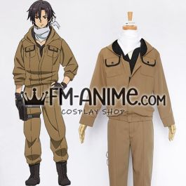 86 Anime Cosplay, Eighty Six Shinei Nouzen Brown Military Uniform ...