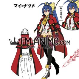 Blazblue Mai Natsume Cosplay Costume Commission, Anime Game Movie ...