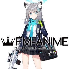 Blue Archive Sunaookami Shiroko Abydos High School Uniform Cosplay ...