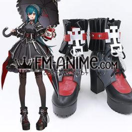 Eternal Return Bianca Cosplay Shoes Commission, Chunky heel, PU Leather ...