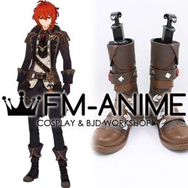 Genshin Impact Diluc Ragnvindr Brown Cosplay Shoes Boots – FM-Anime