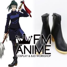 JJKS Maki Cosplay Shoes Commission Opens, PU Leather Cosplay Boots ...
