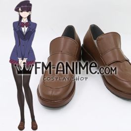 Komi Can't Communicate Komi Shouko Brown School Shoes Cosplay ...