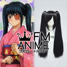 Kyubei Female Cosplay Wig, Short Straight with Twintails Hairstyle ...