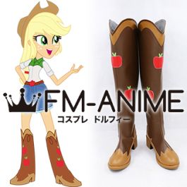 FM-Anime – My Little Pony: Equestria Girls Applejack Cosplay Shoes Boots