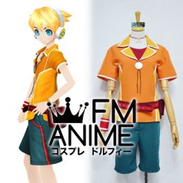 V Singer Len Fire Flower Cosplay Costume - FM-Anime Cosplay Shop