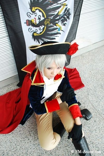 Hetalia Prussia Cosplay Costume