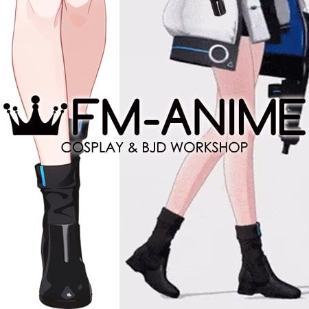Blue Archive Hayase Yuuka Cosplay Shoes, Game Cosplay Shoes, Black ...