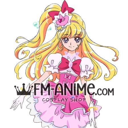 Witchy Pretty Cure! Cure Miracle Cosplay Wig Commission, Gold Wig, 60cm ...