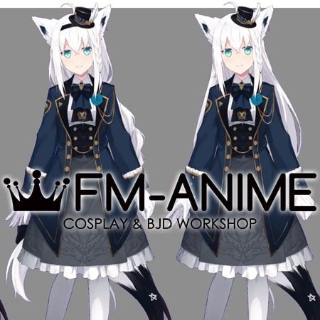 Virtual YouTuber Vtuber Hololive Shirakami Fubuki Fifth Cosplay Costume ...