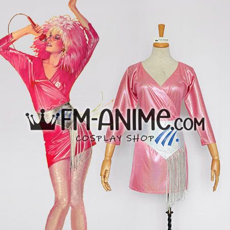 Jem The Holograms Pink Dress Cosplay Costume Commission, Anime Game ...