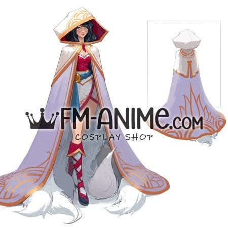 Legends of Runeterra Ahri Cosplay Costume Commission, Cloak Costume ...