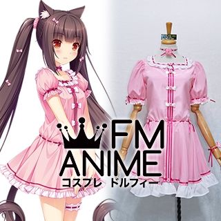 FM-Anime – Nekopara Chocola Pink Sleepwear Pajamas Cosplay Costume