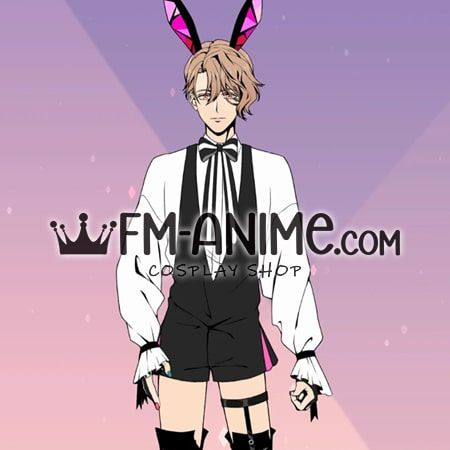 Obey Me! Asmodeus Bunny Boy Cosplay Costume Commission, Easter Costume ...
