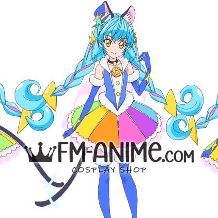 Star Twinkle Pretty Cure Yuni Cure Cosmo Cosplay Wig Commission, Long ...