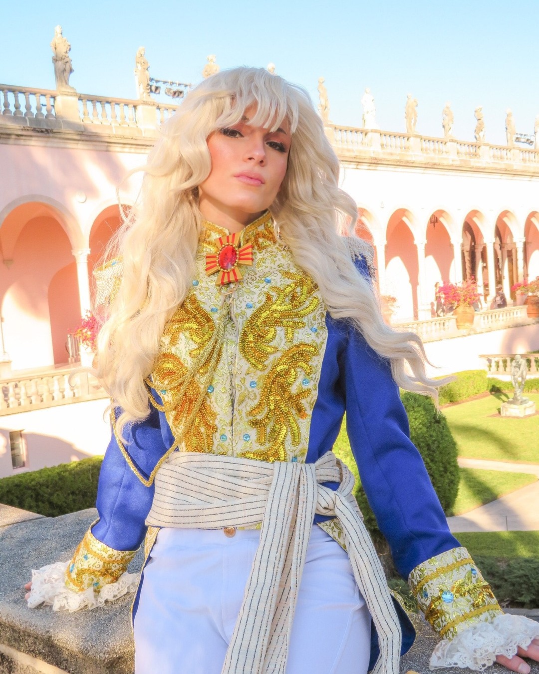 FM-Anime – The Rose of Versailles Oscar Blue Cosplay Costume
