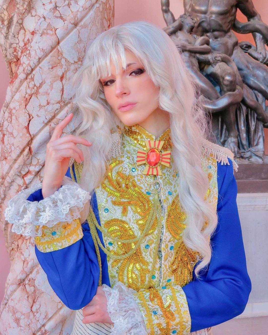 FM-Anime – The Rose of Versailles Oscar Blue Cosplay Costume